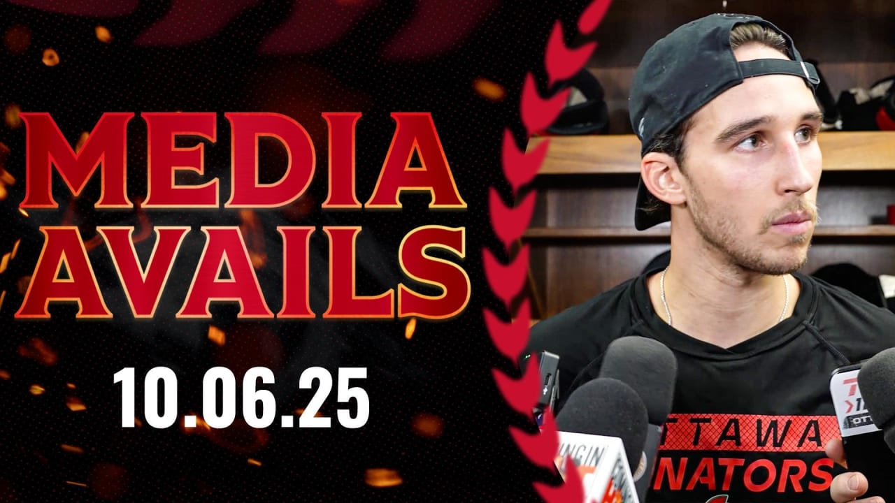 Dylan Cozens Media Availability - Oct. 6 | Ottawa Senators