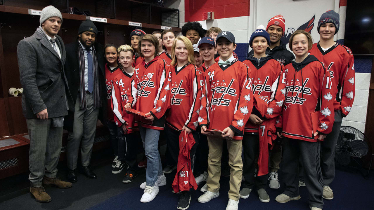Capitals host youth team that stood up for teammate after racial taunts ...
