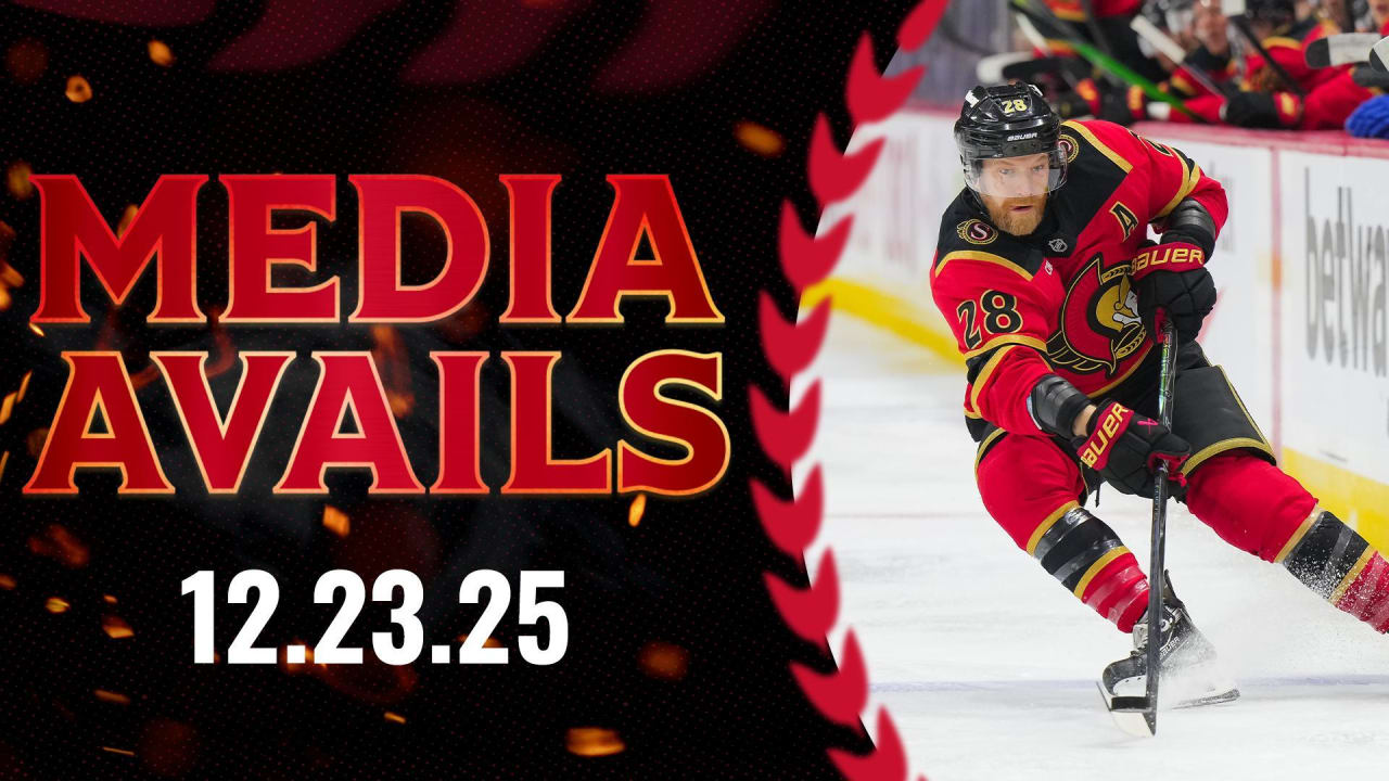 Claude Giroux Postgame Media vs BUF | Ottawa Senators