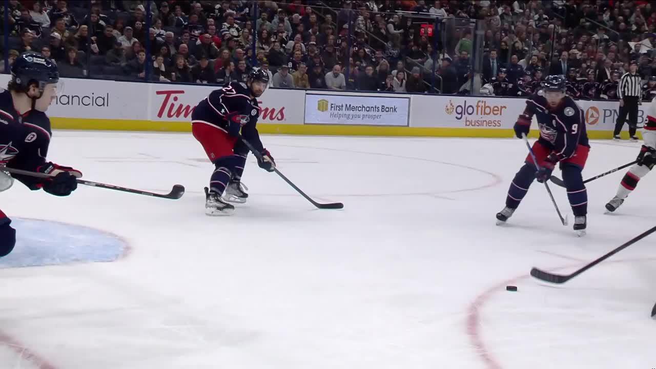OTT@CBJ: Danforth scores goal against Anton Forsberg | Columbus Blue ...