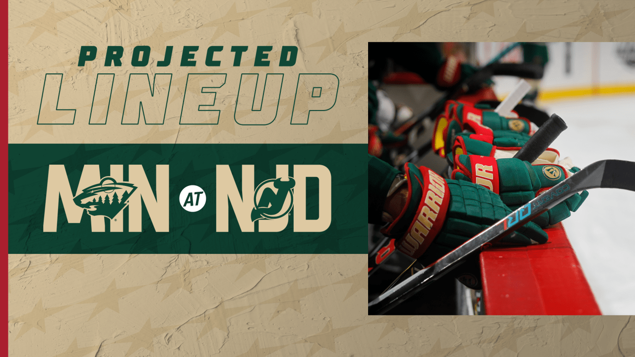 Projected Lineup: Wild at Devils | Minnesota Wild