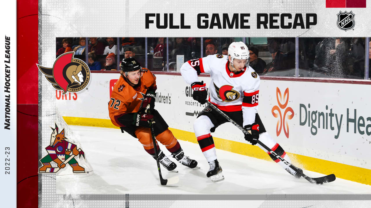 Recap: OTT 5, ARI 3 | Ottawa Senators