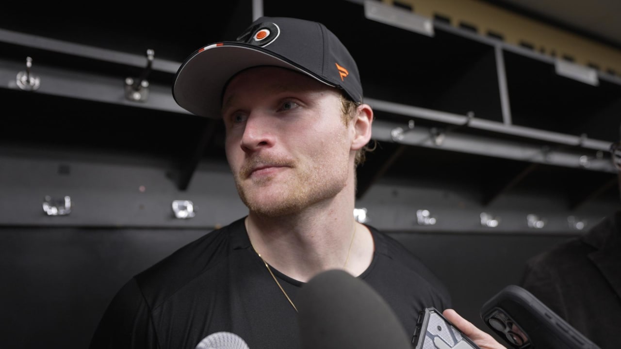 12/30 PHI @ VAN Postgame: Carl Grundstrom | Philadelphia Flyers