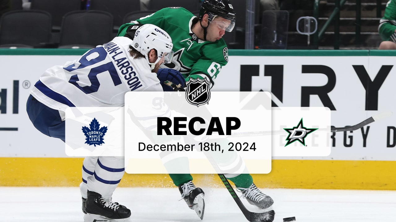 Resumen: TOR 5, DAL 3 | NHL.com/es