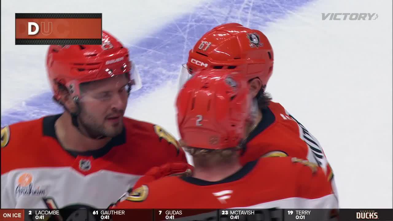 ANA@SJS: Gauthier scores goal against Yaroslav Askarov | Anaheim Ducks