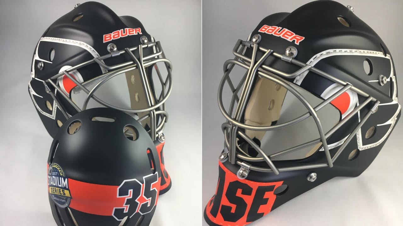 Steve Mason chooses Stadium Series mask | NHL.com