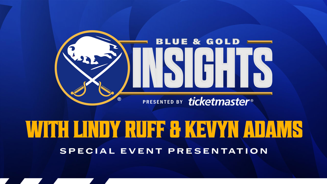 Sabres to host Blue and Gold Insights event with Adams and Ruff ...