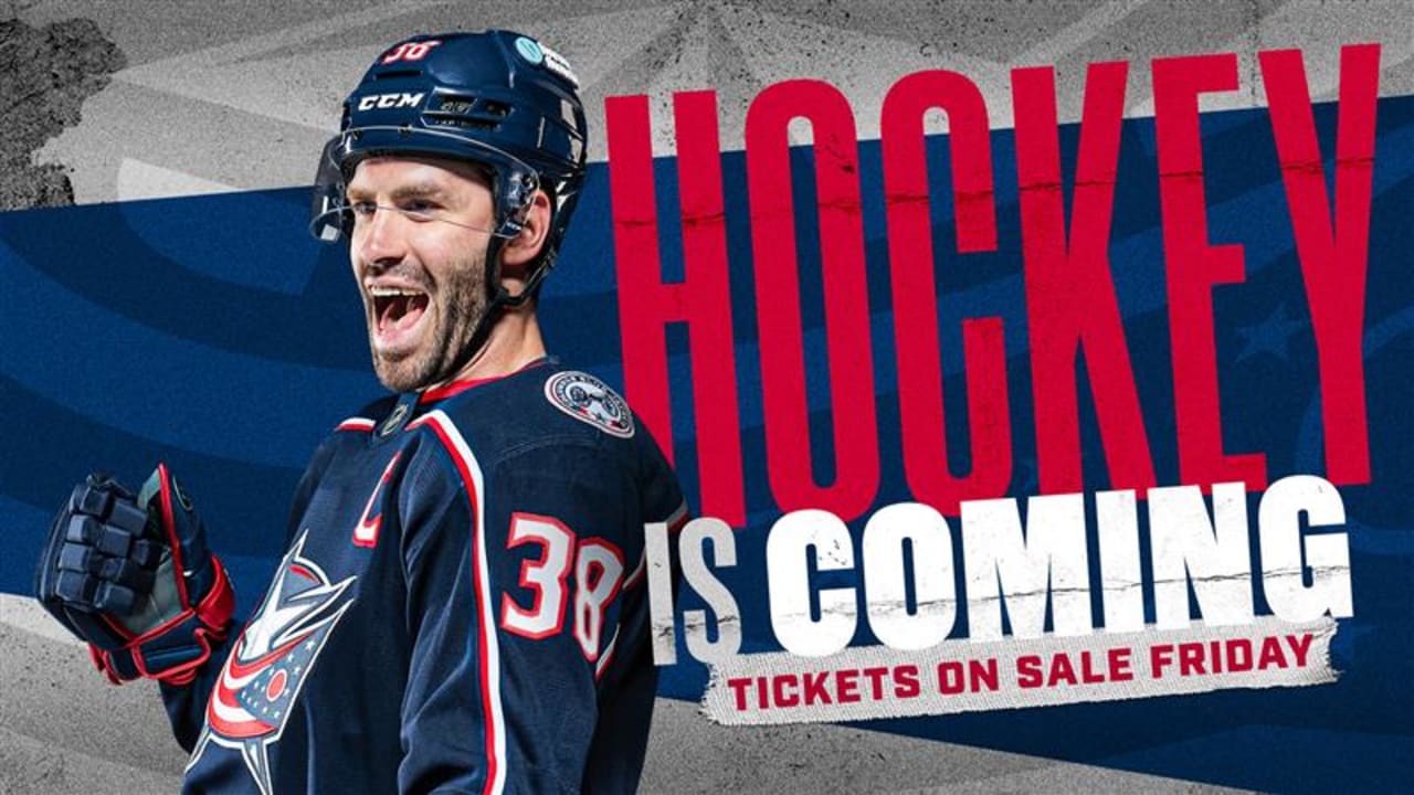Single-game tickets for the Blue Jackets' 25th season on sale starting ...