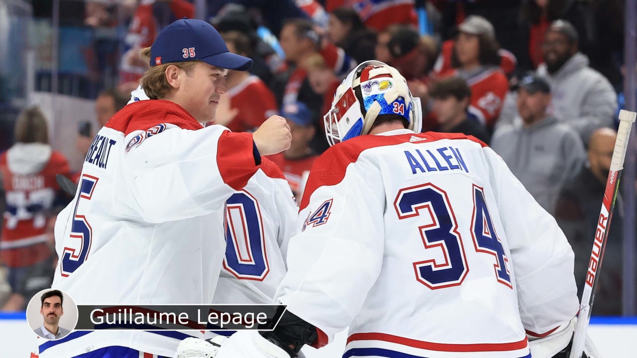 Allen, le « meilleur exemple » pour Montembeault | LNH.com