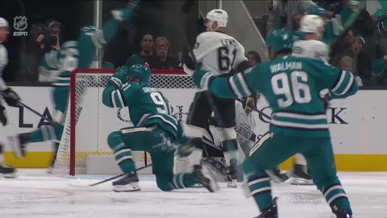 LAK@SJS: Walman scores goal against David Rittich | San Jose Sharks