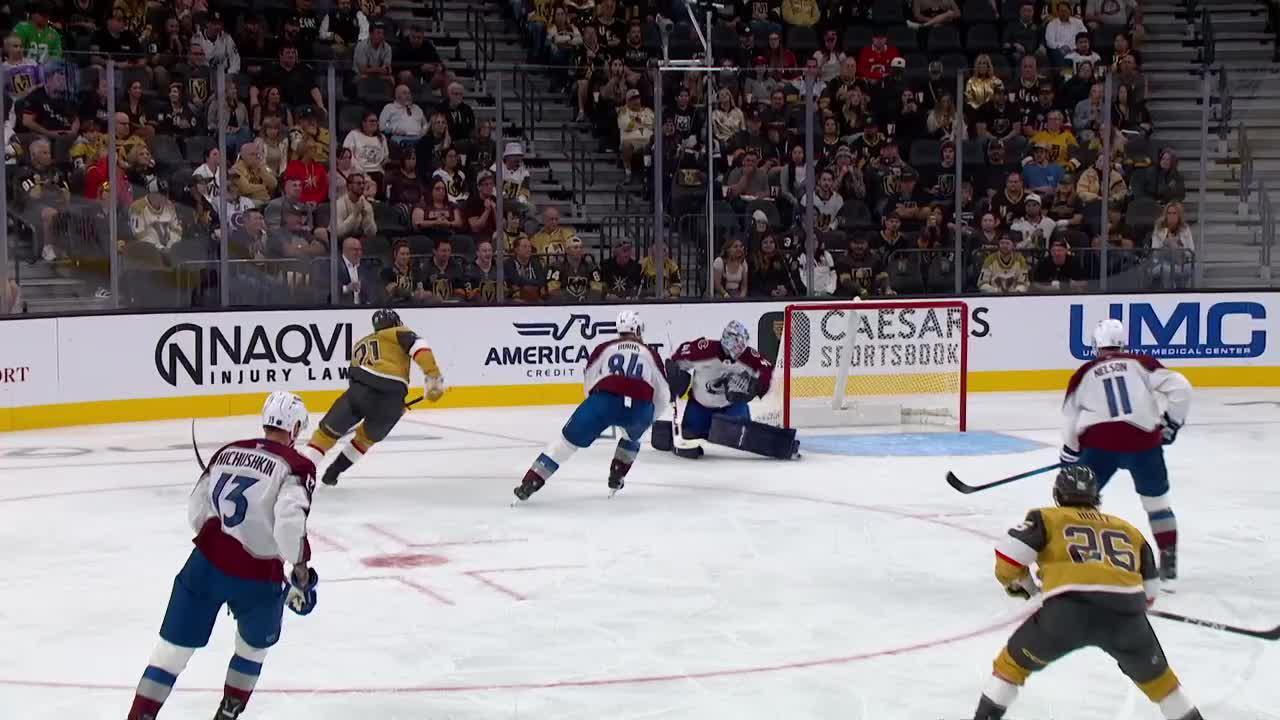 COL@VGK: Howden scores goal against Scott Wedgewood | Vegas Golden Knights