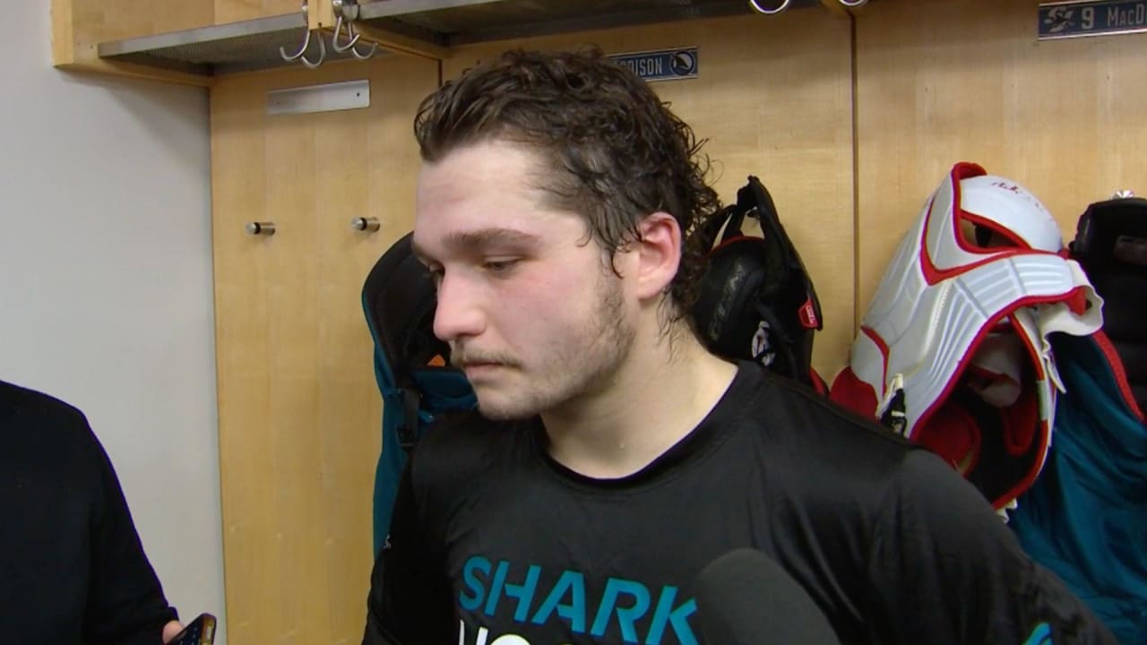 Postgame at NYR (12/3): Addison | San Jose Sharks
