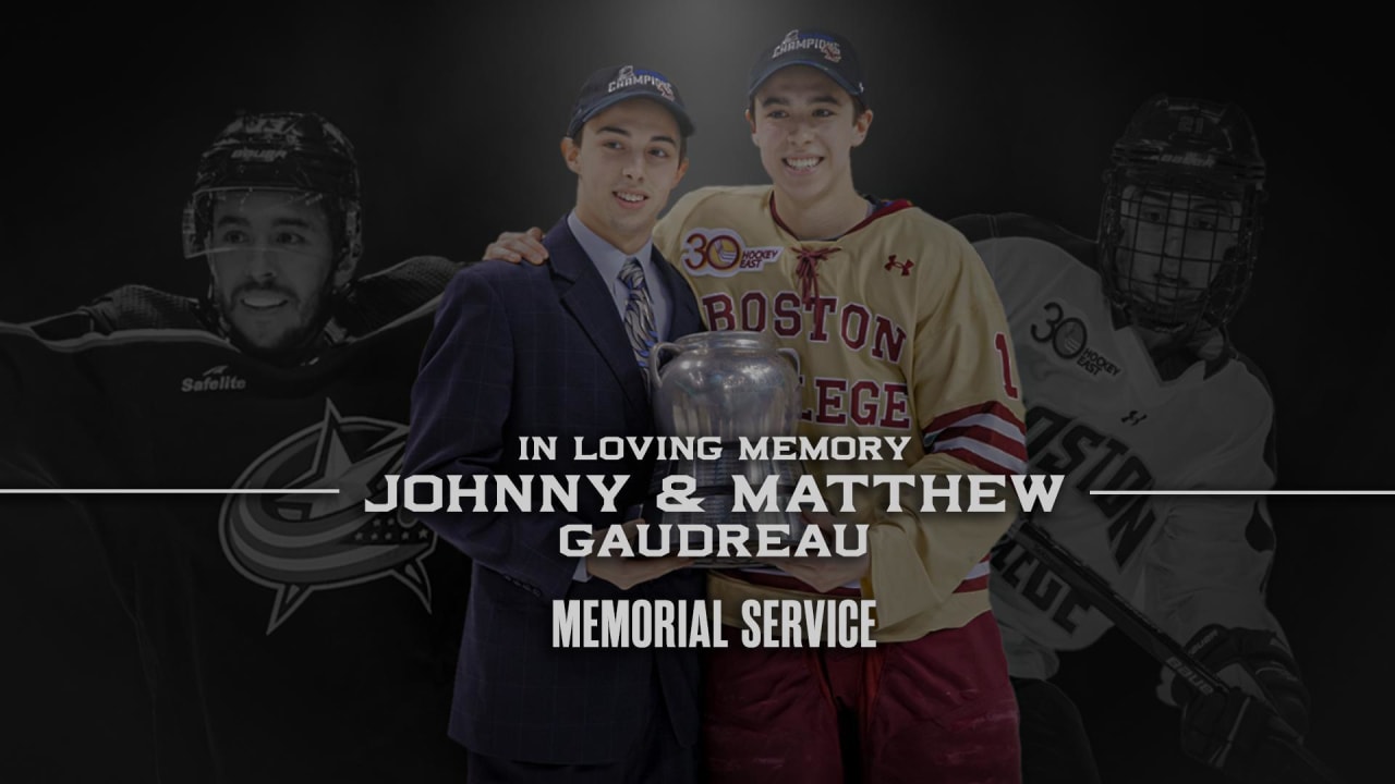 Johnny and Matthew Gaudreau Memorial Service | Columbus Blue Jackets