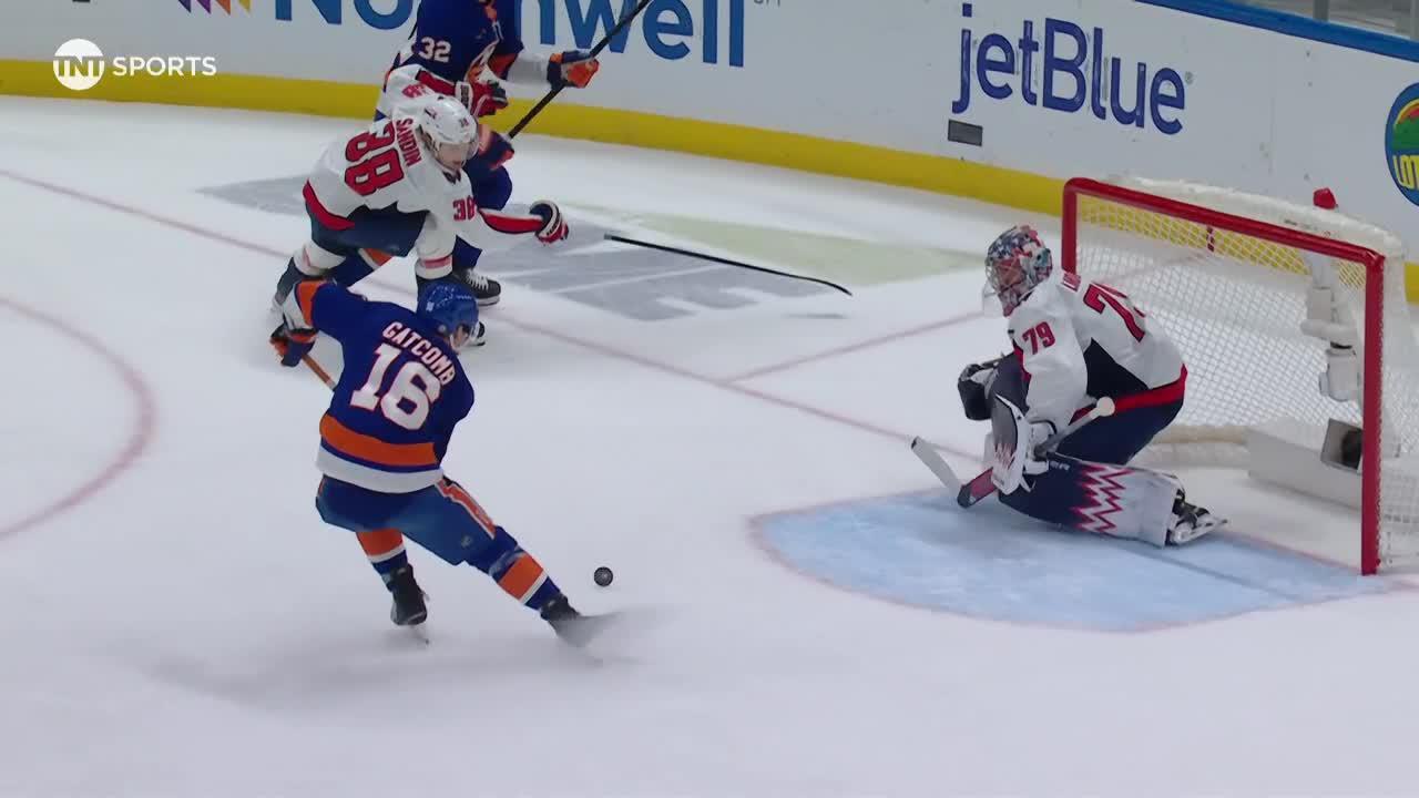 WSH@NYI: Gatcomb scores goal against Charlie Lindgren | New York Islanders