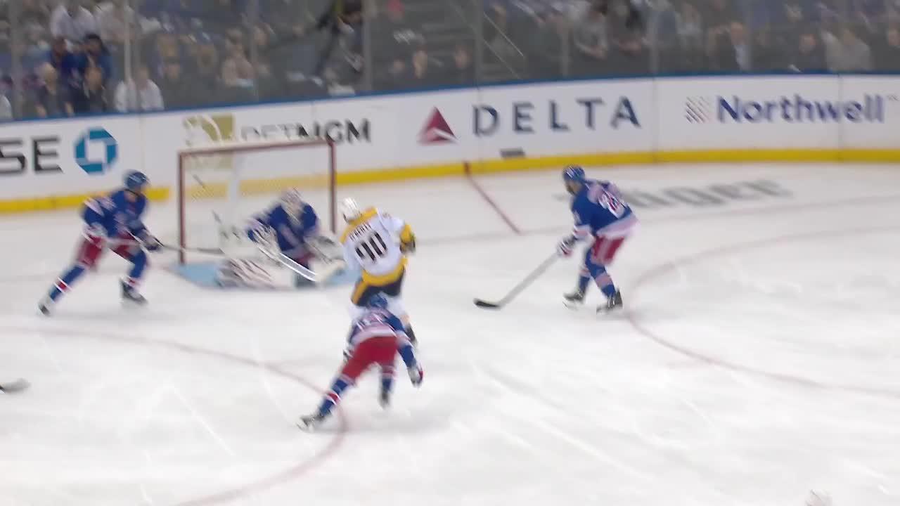 Ryan O'Reilly with a Powerplay Goal vs. New York Rangers | Nashville ...