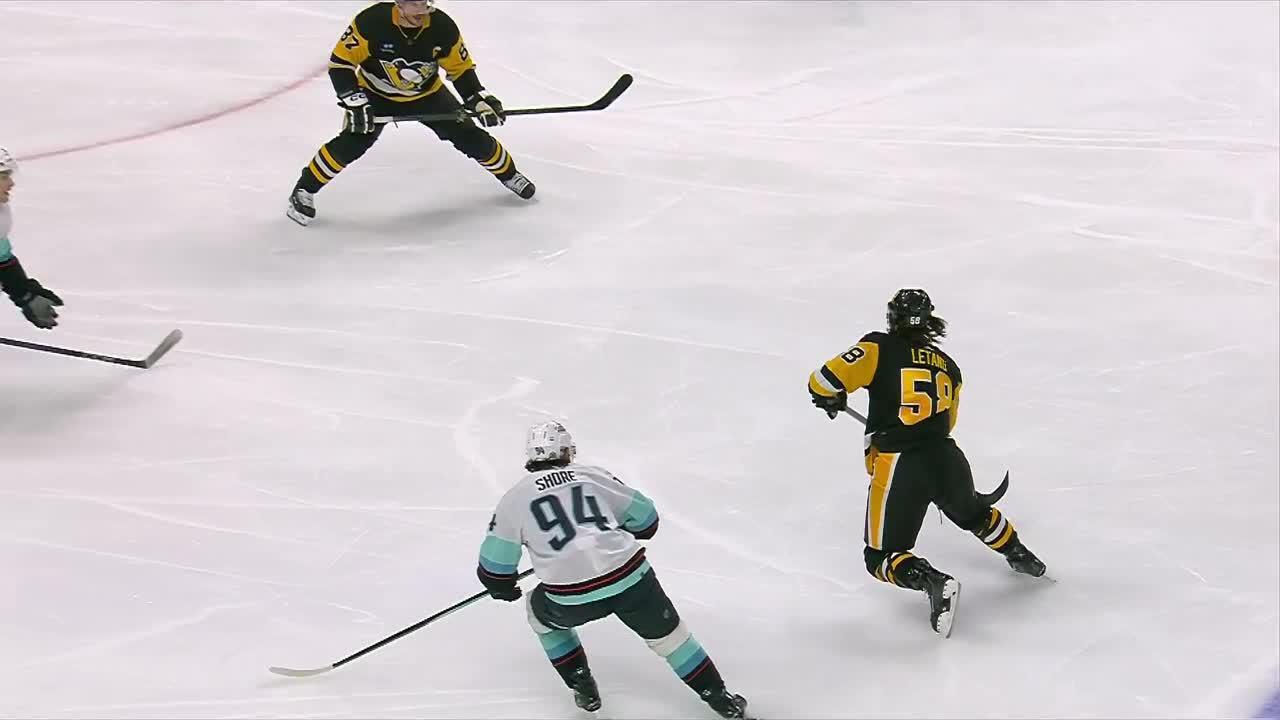 SEA@PIT: Crosby scores goal against Joey Daccord | Pittsburgh Penguins
