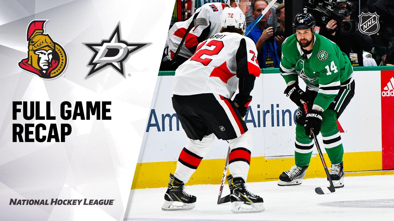 Recap: OTT 1, DAL 2 | Dallas Stars