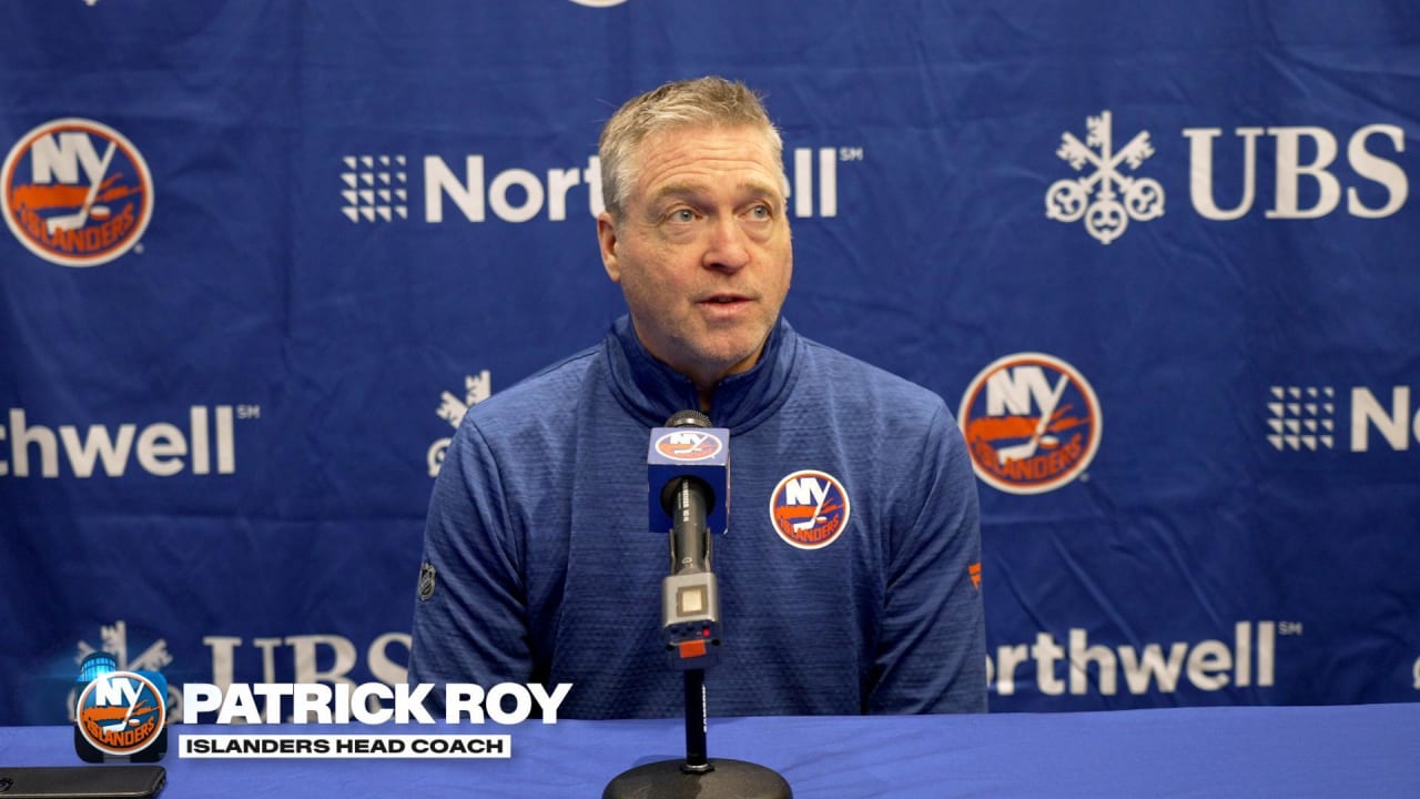 NYI vs NSH 4/6: Patrick Roy | New York Islanders