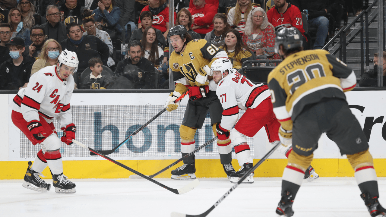 Vegas has Win Streak Halted by Hurricanes in 4-2 loss | Vegas Golden ...