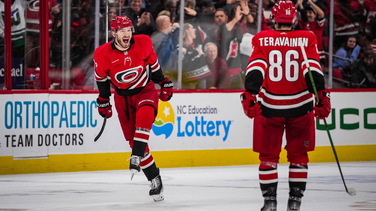 Pesce, Raanta Lead Canes To Important Overtime Win | Carolina Hurricanes