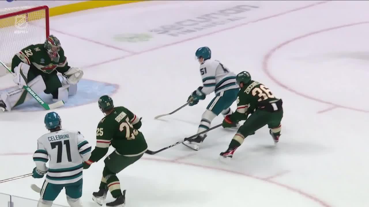 SJS@MIN: Graf scores goal against Filip Gustavsson | NHL.com