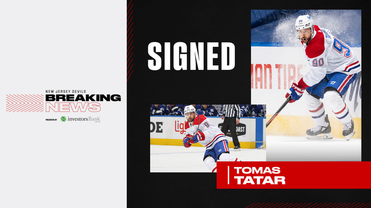 Tomas Tatar Signs with Devils I RELEASE | New Jersey Devils