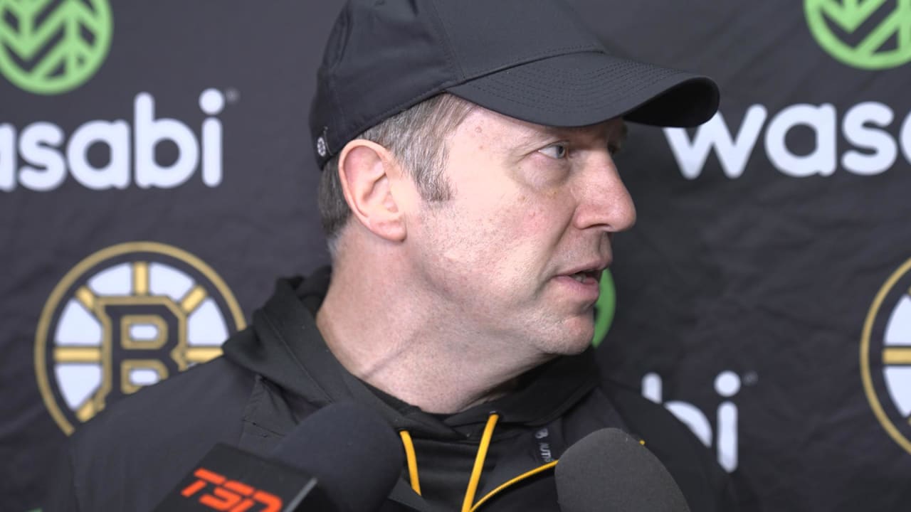 Press Room: Joe Sacco | Boston Bruins