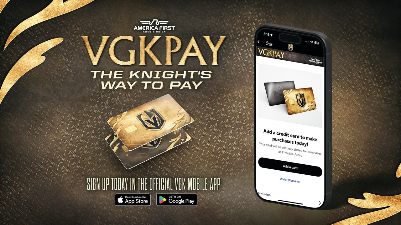 Vegas Golden Knights Announce "VGKPay" Mobile Wallet in Partnership with Everi to Enhance Fan ...