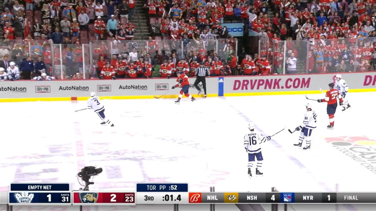 FLA vs. TOR: Sam Reinhart Seals the Win | Florida Panthers