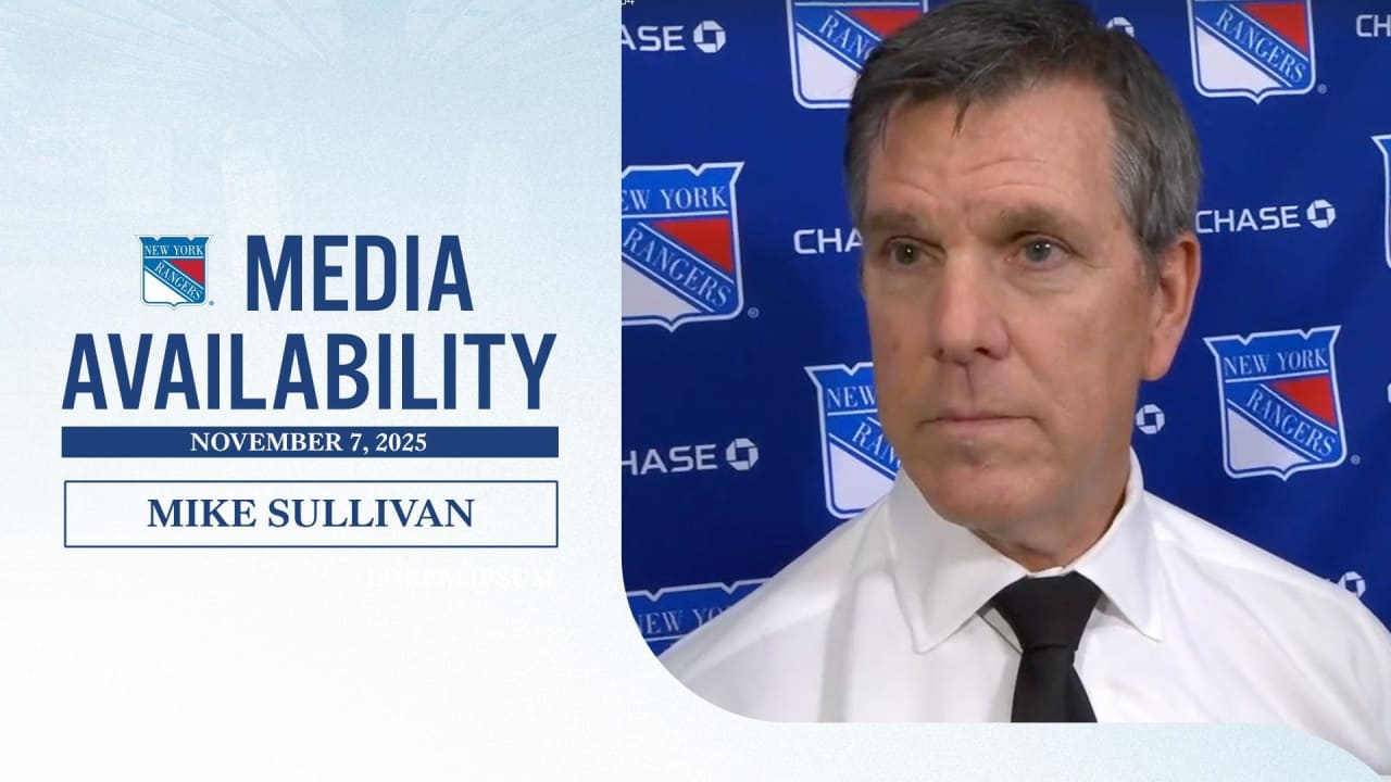 Postgame: Mike Sullivan | New York Rangers