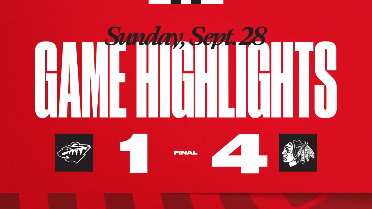 Game Recap | Blackhawks at Wild | Chicago Blackhawks