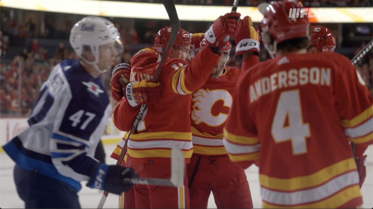 Backlund Strikes - in Slo Mo! | Calgary Flames
