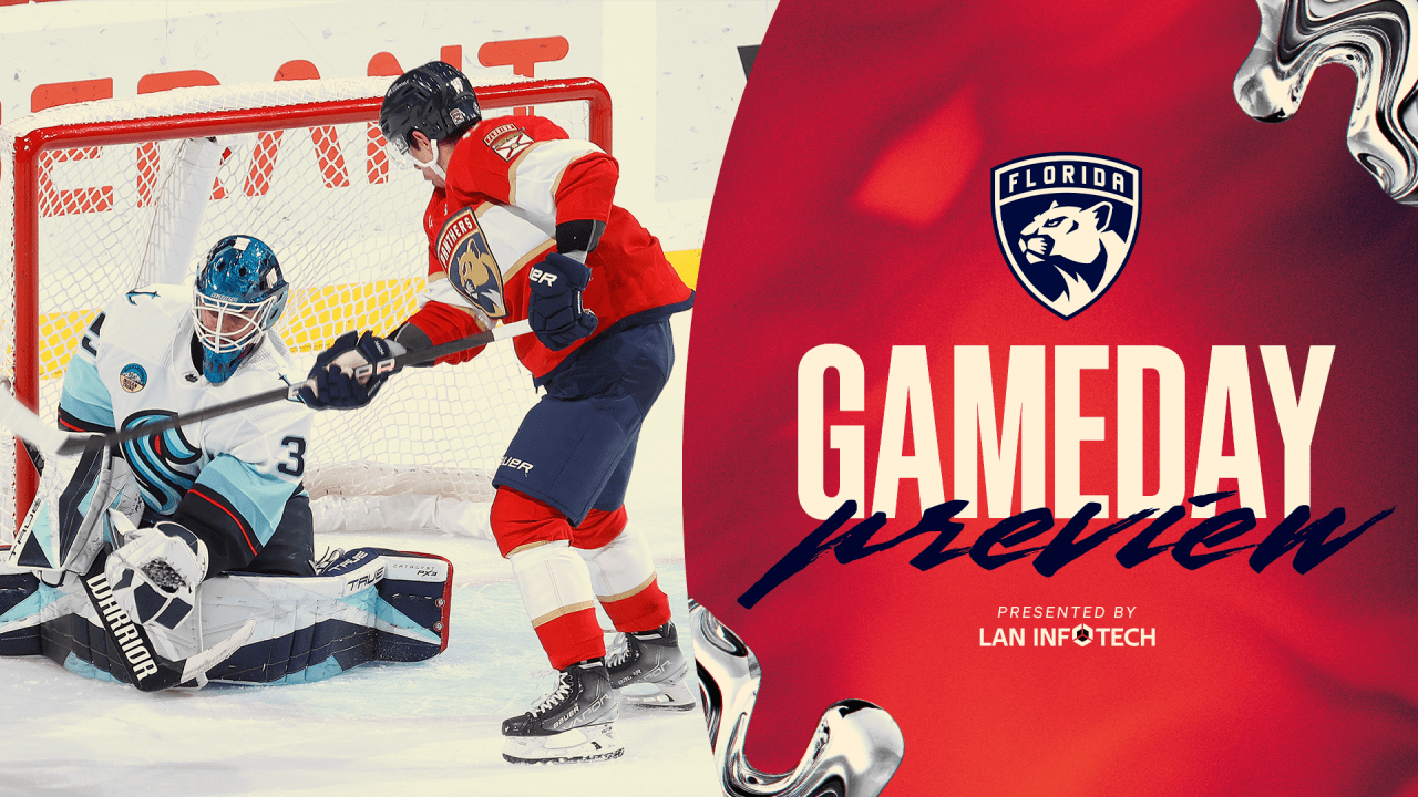 PREVIEW: Panthers return from 4 Nations with a meeting from the Kraken ...