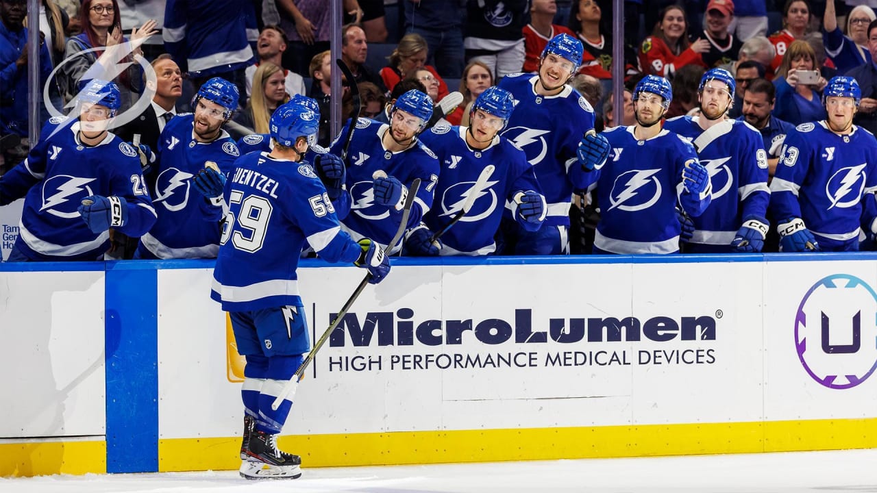 Guentzel ties game on redirection | Tampa Bay Lightning