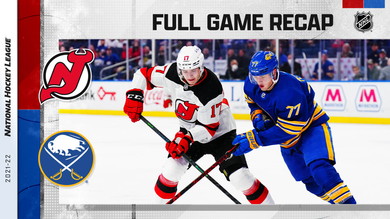 Recap: NJD 4, BUF 3 | New Jersey Devils
