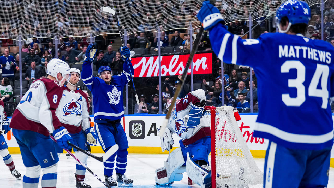 Matthews' shot deflects in | NHL.com