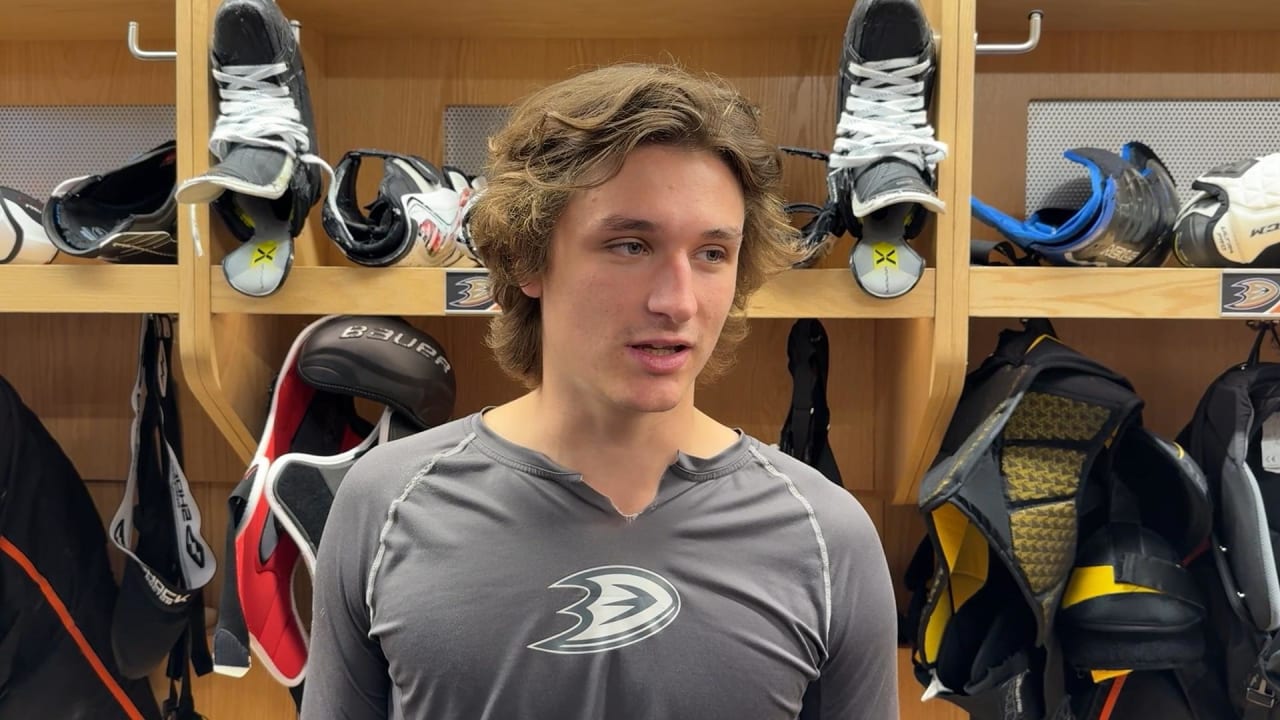 Zegras End of Season Interview | Anaheim Ducks