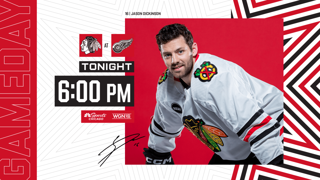PREVIEW: Blackhawks Travel to Motor City to Face Red Wings | Chicago Blackhawks
