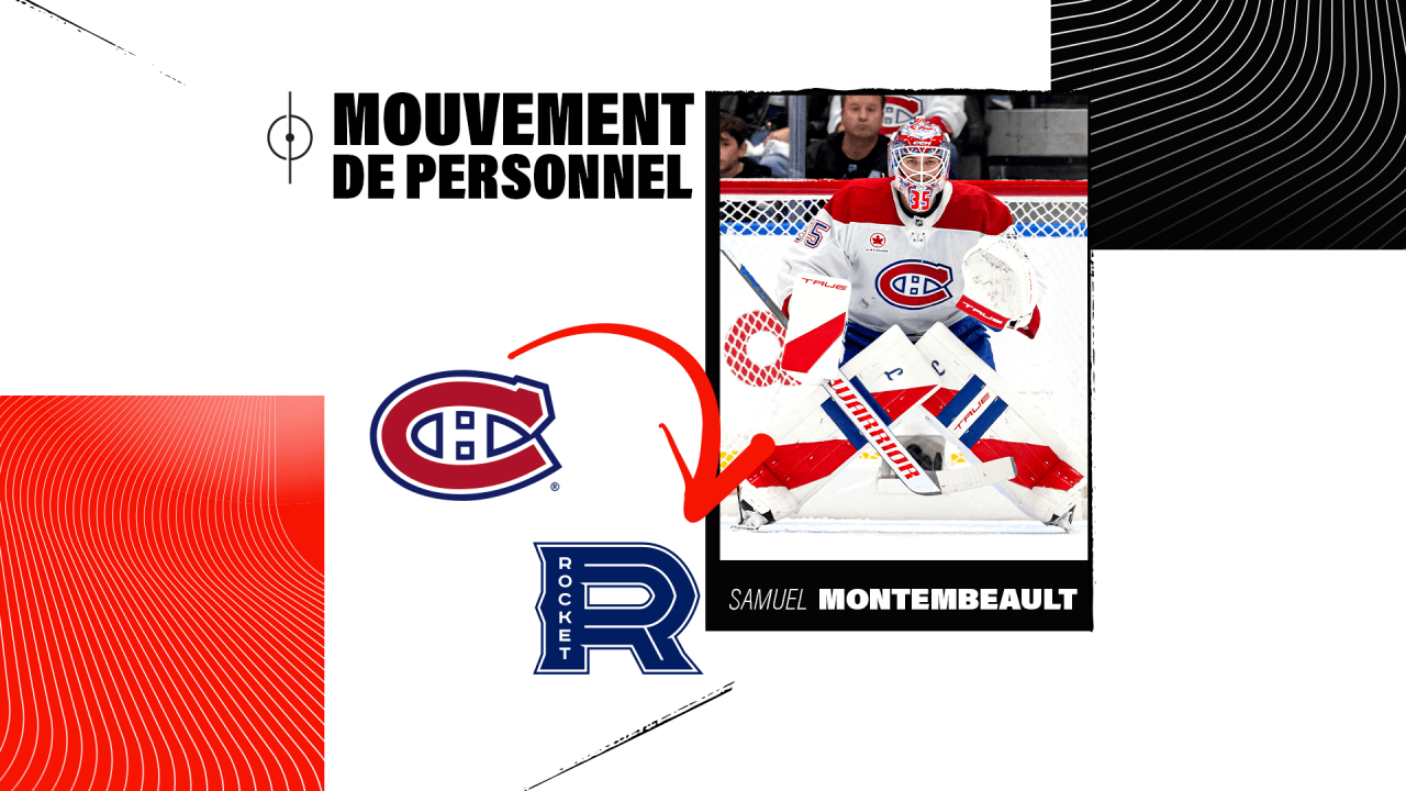Samuel Montembeault sent to Laval Rocket on conditioning assignment ...