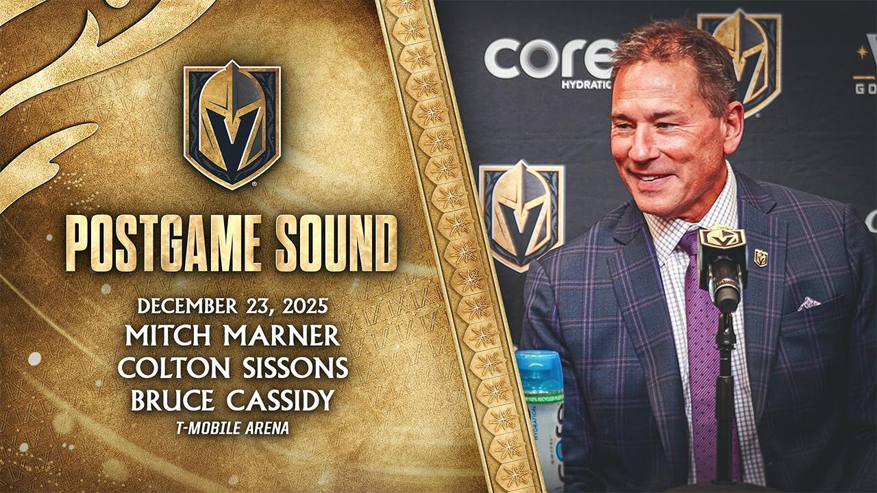 POSTGAME SOUND: Marner, Sissons & Cassidy | Vegas Golden Knights