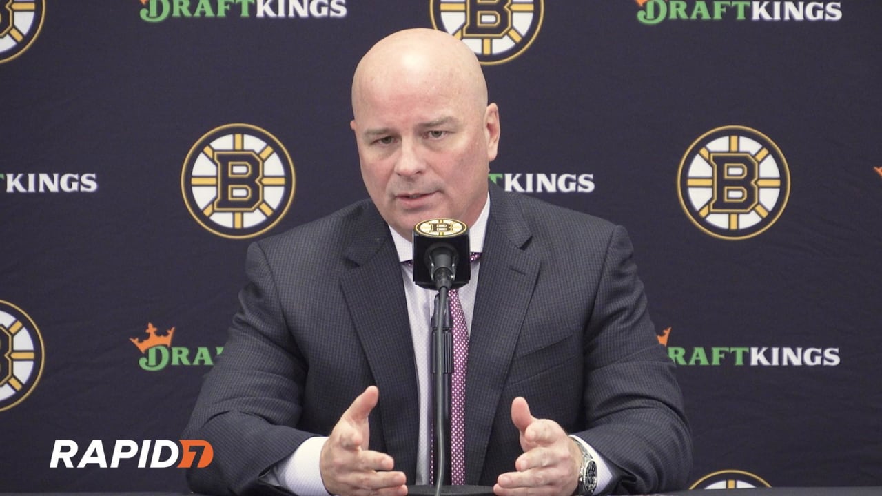 Press Room: Jim Montgomery | Boston Bruins