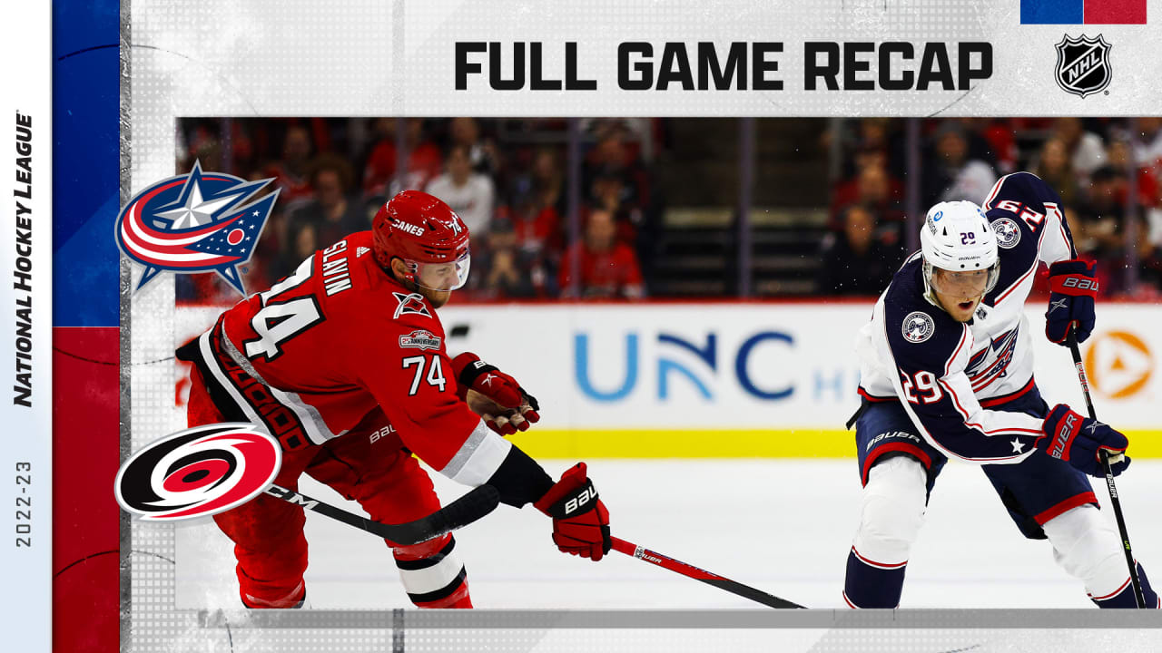 Recap: CAR 4, CBJ 1 | Carolina Hurricanes