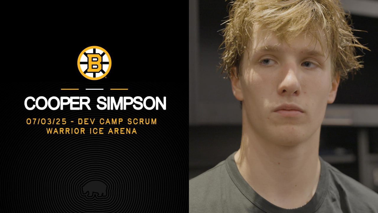 Dev Camp Raw: Cooper Simpson | Boston Bruins