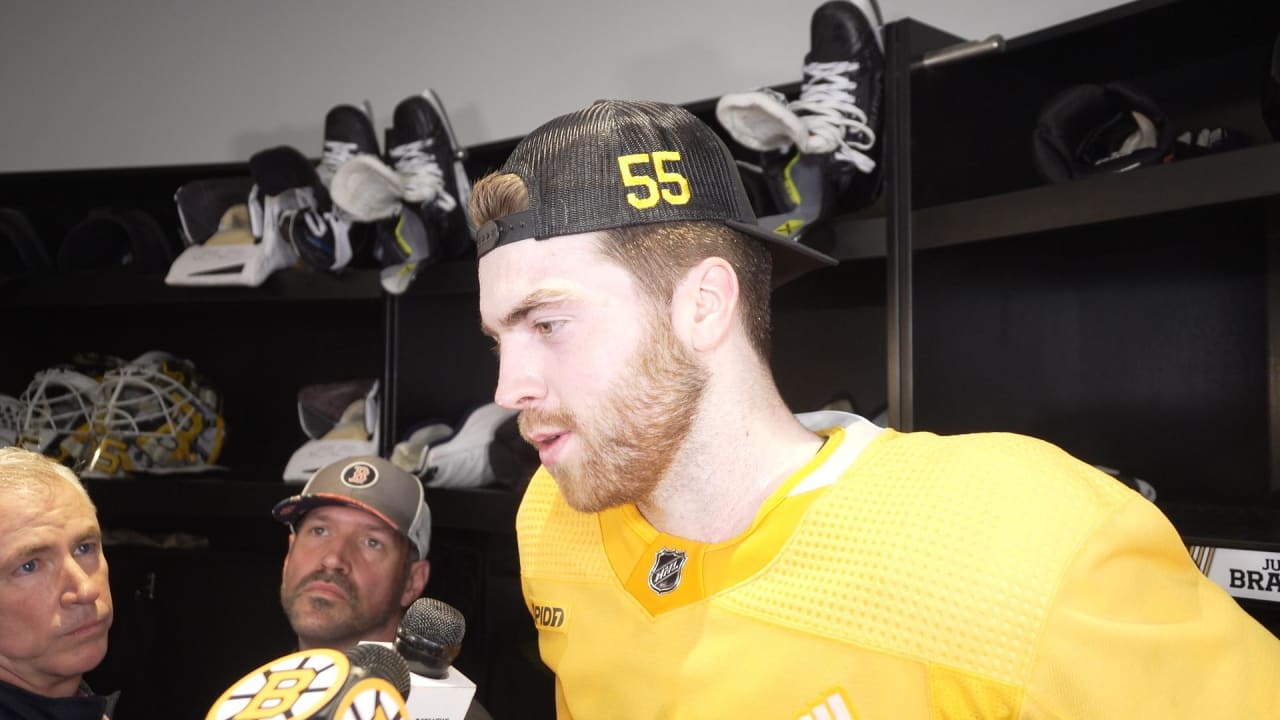 Locker Room Raw: Justin Brazeau | Boston Bruins