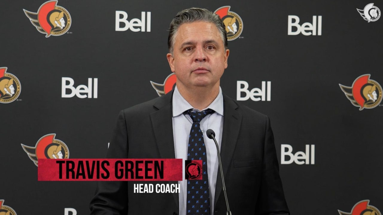 Travis Green Postgame Media vs ANA | Ottawa Senators