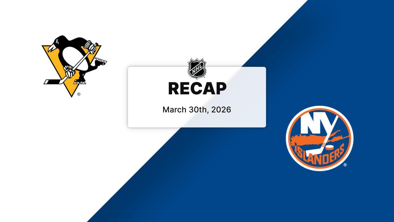PIT at NYI | Recap | Pittsburgh Penguins