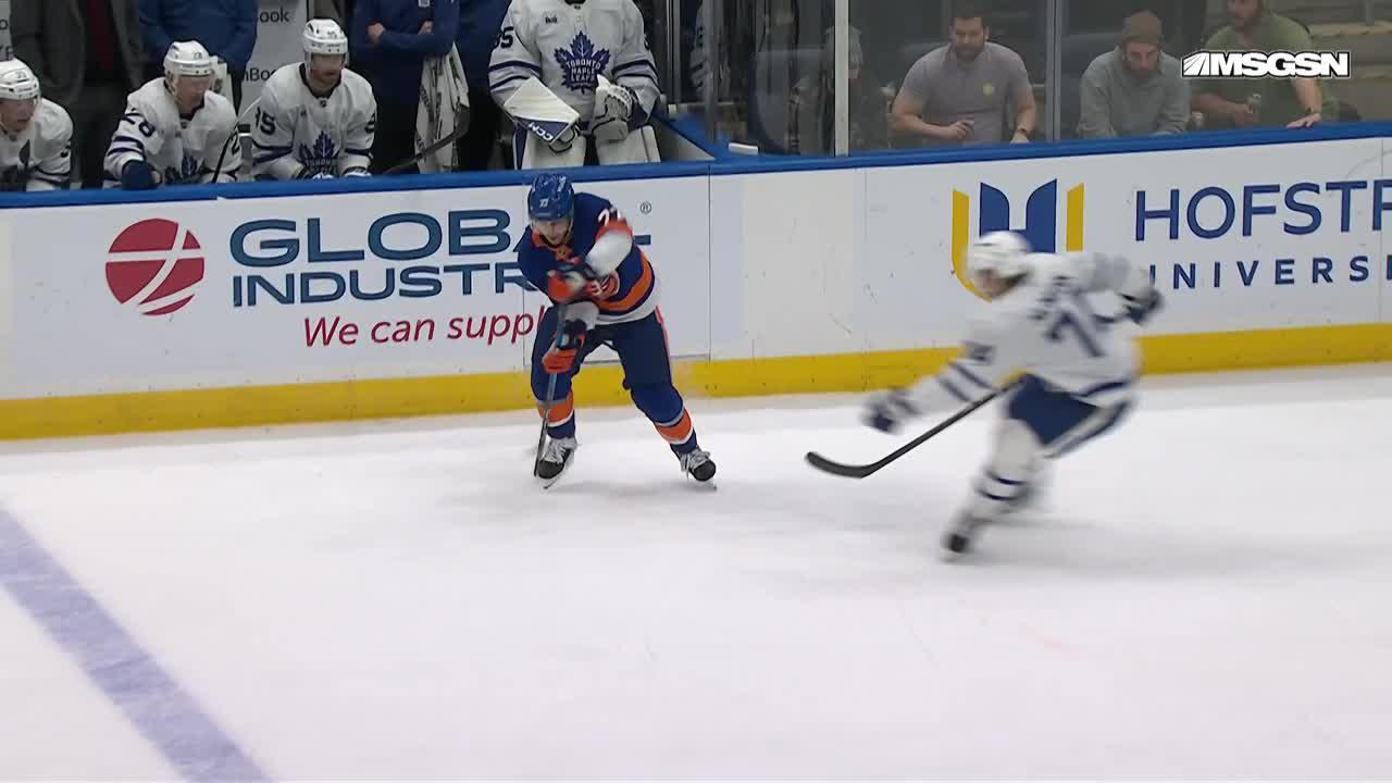 TOR@NYI: Heineman scores goal against Joseph Woll | New York Islanders