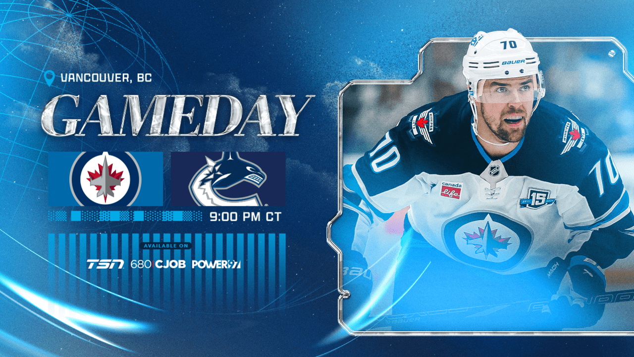 GAMEDAY: Jets at Canucks | Winnipeg Jets