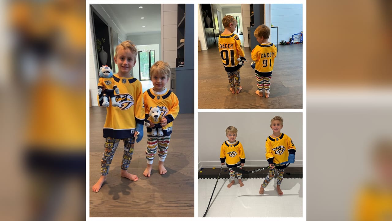 Stamkos boys wear dad’s new Predators jersey in cute social media post ...