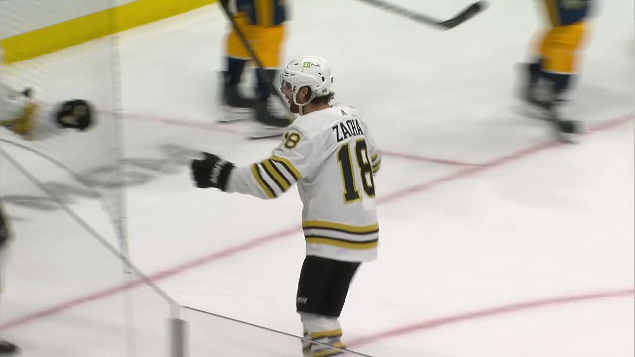 Zacha doubles lead | NHL.com